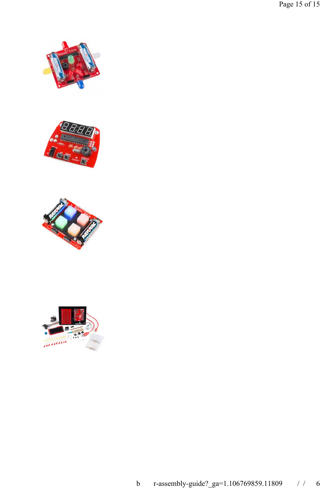 Binary Blaster Assembly Guide Datasheet by SparkFun Electronics | Digi-Key Electronics